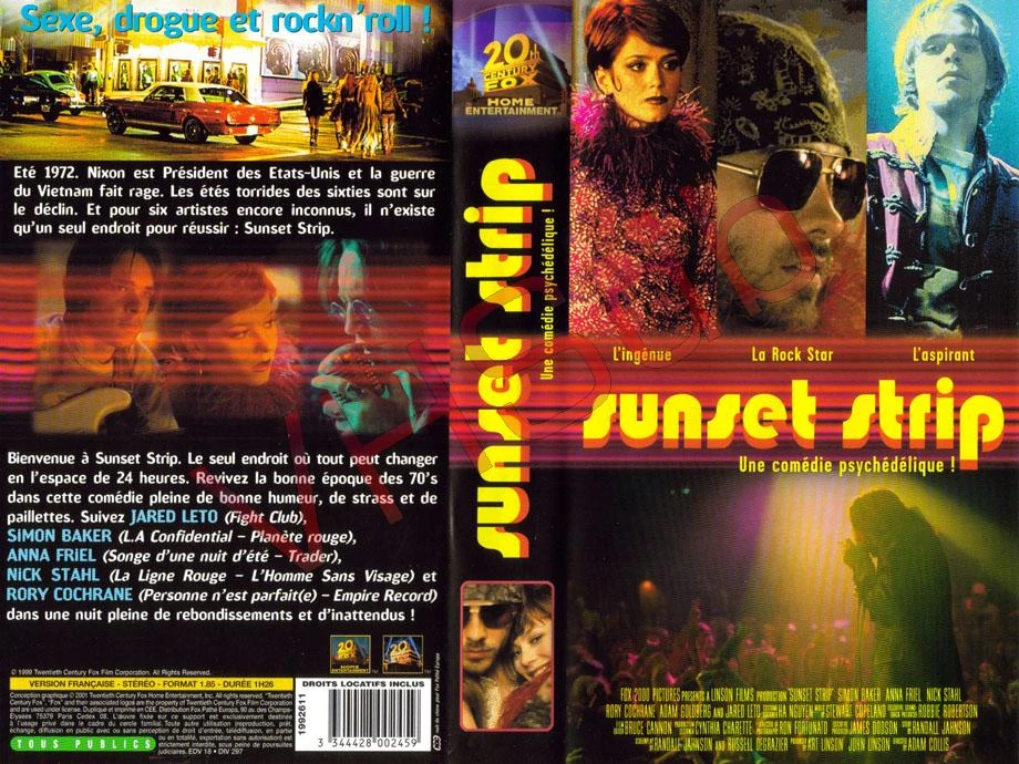 20th Century Fox (France) - Sunset Strip (2001) (Location) | Wiki VHS ...