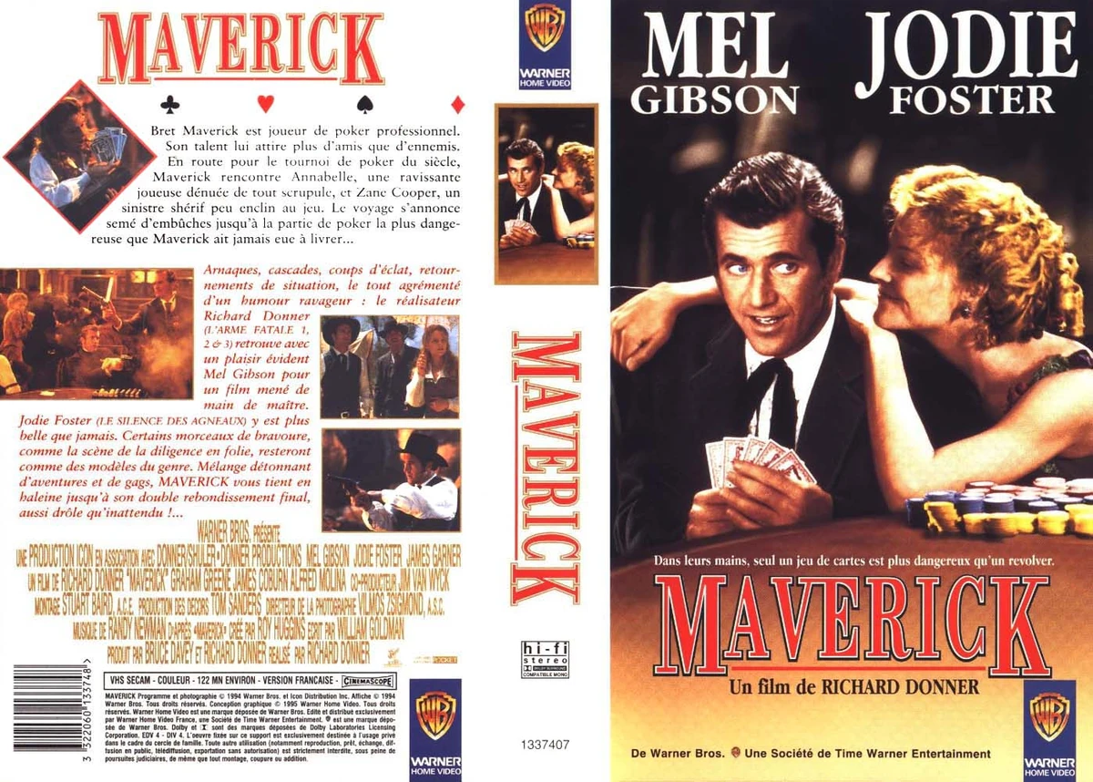 Warner Home Video (France) - Maverick (1995) (Vente) | Wiki VHS | Fandom
