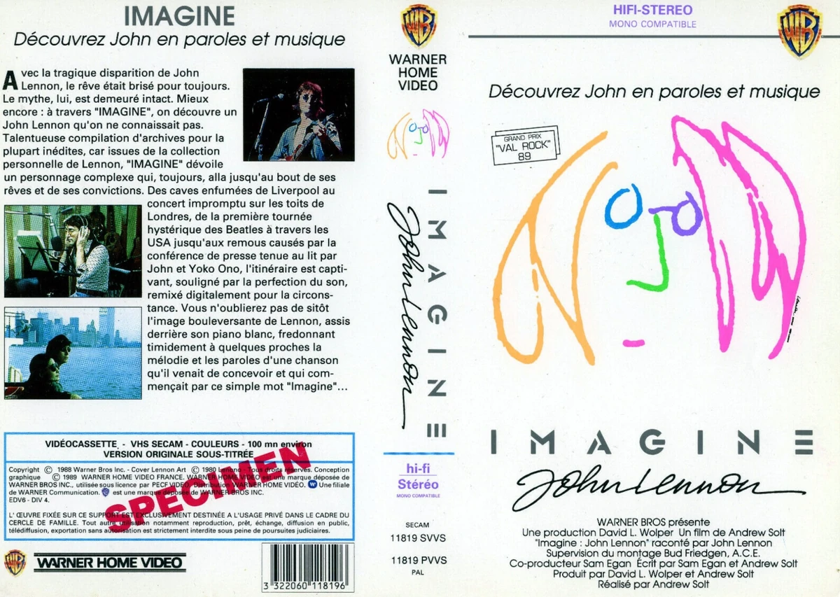 Warner Home Video (France) - Imagine : John Lennon (1989) (Location ...