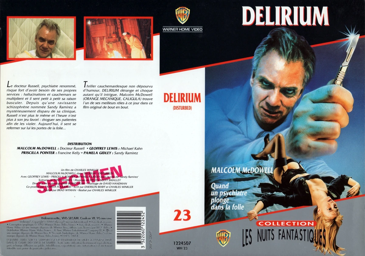 Warner Home Video (France) - Delirium (1992) (Vente) | Wiki VHS | Fandom