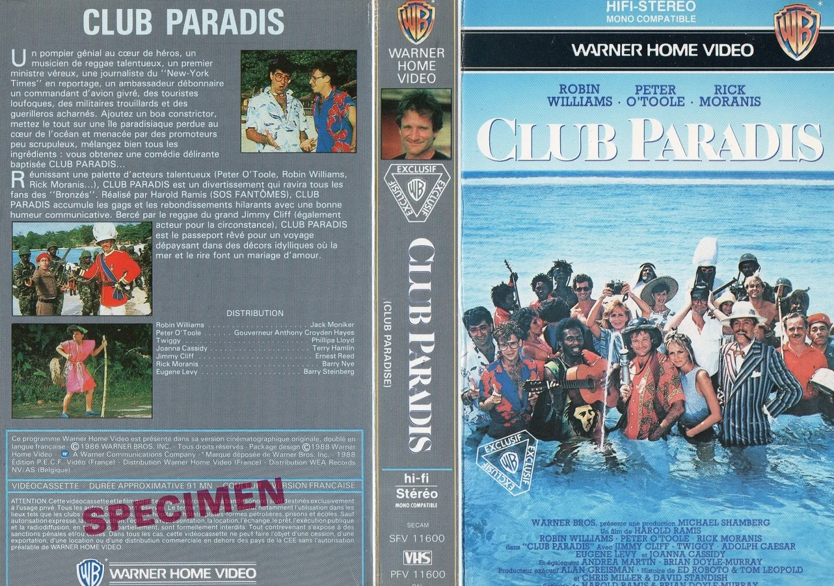 Warner Home Video (France) - Club Paradis (1988) (Location) | Wiki VHS ...