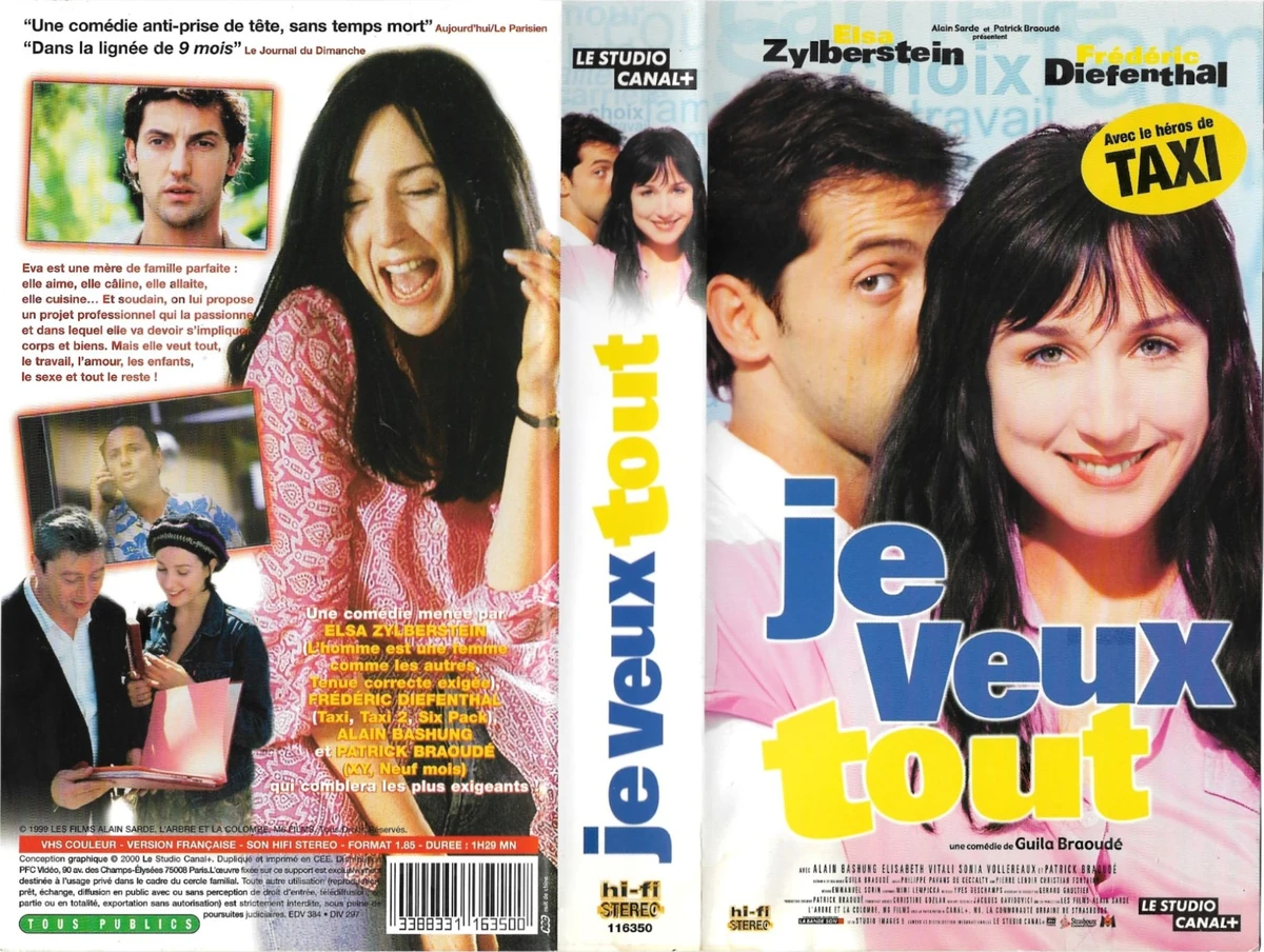 Le Studio Canal + (France) - Je veux tout (2000) (Location) | Wiki VHS ...