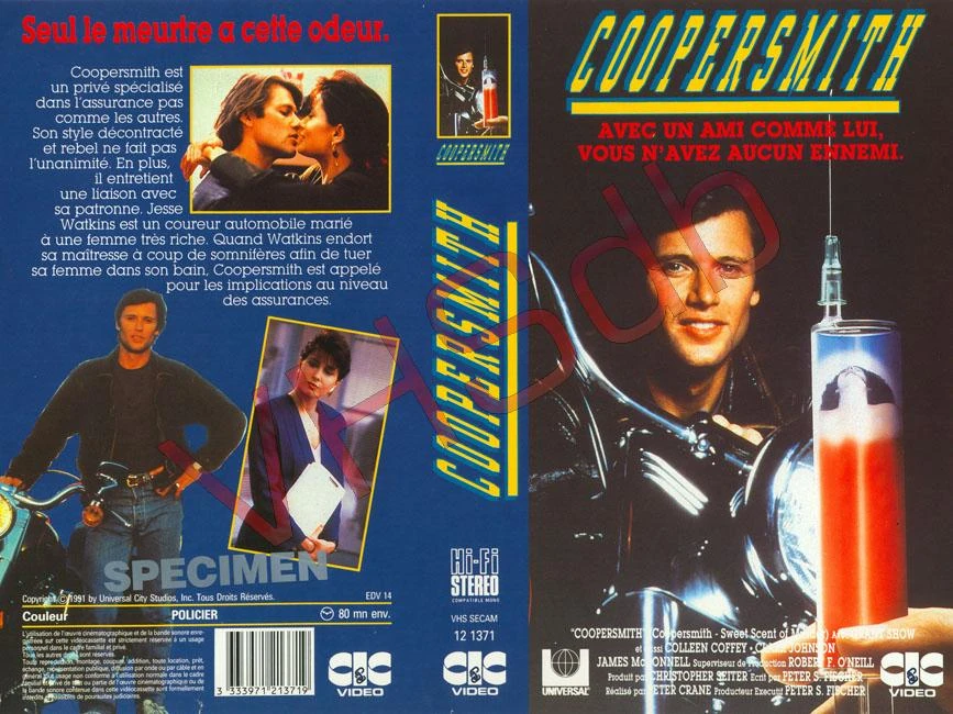 CIC/Universal (France) - Coopersmith (1992) (Location) | Wiki VHS | Fandom