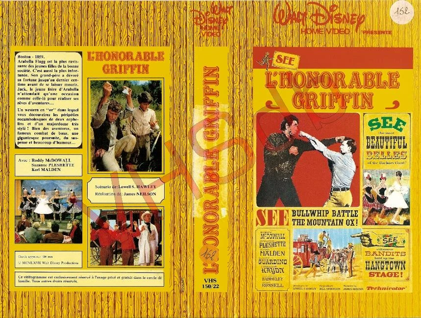 WDHV (France) - L'honorable Griffin (1984) (Location) | Wiki VHS | Fandom