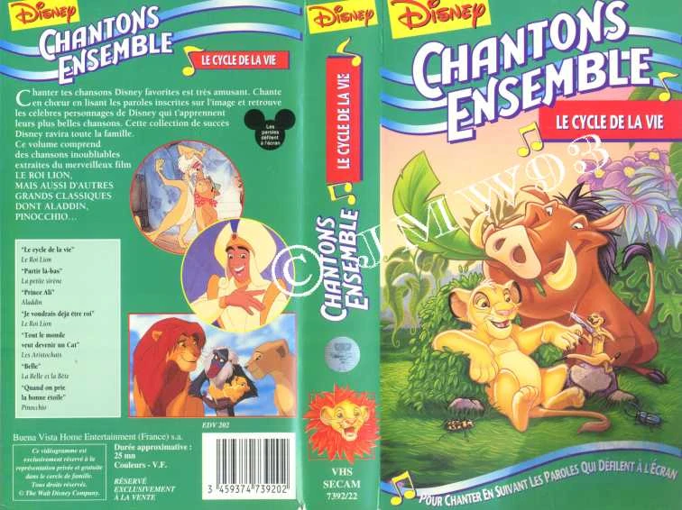 WDHV (France) - Chantons Ensemble - Le cycle de la vie (1996) (Vente ...