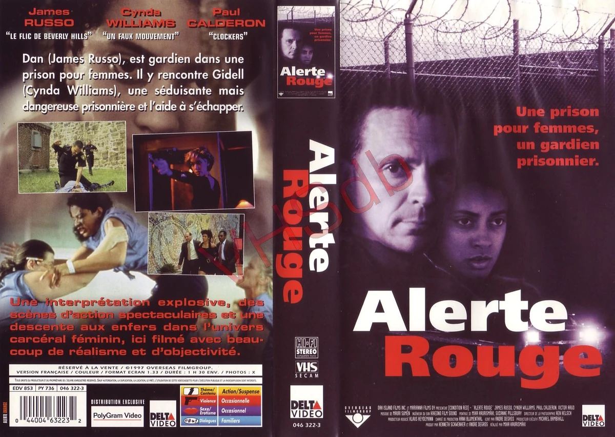 Delta Vidéo (France) - Alerte rouge (1997) (Vente) | Wiki VHS | Fandom