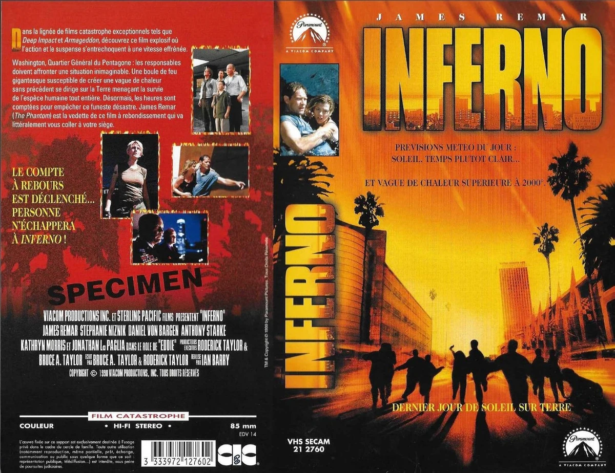 CIC/Paramount (France) - Inferno (1999) (Location) | Wiki VHS | Fandom