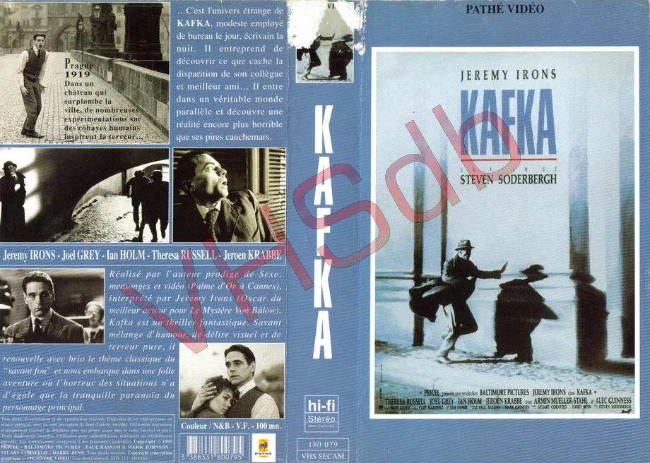 Pathé Vidéo (France) - Kafka (1993) (Vente) | Wiki VHS | Fandom