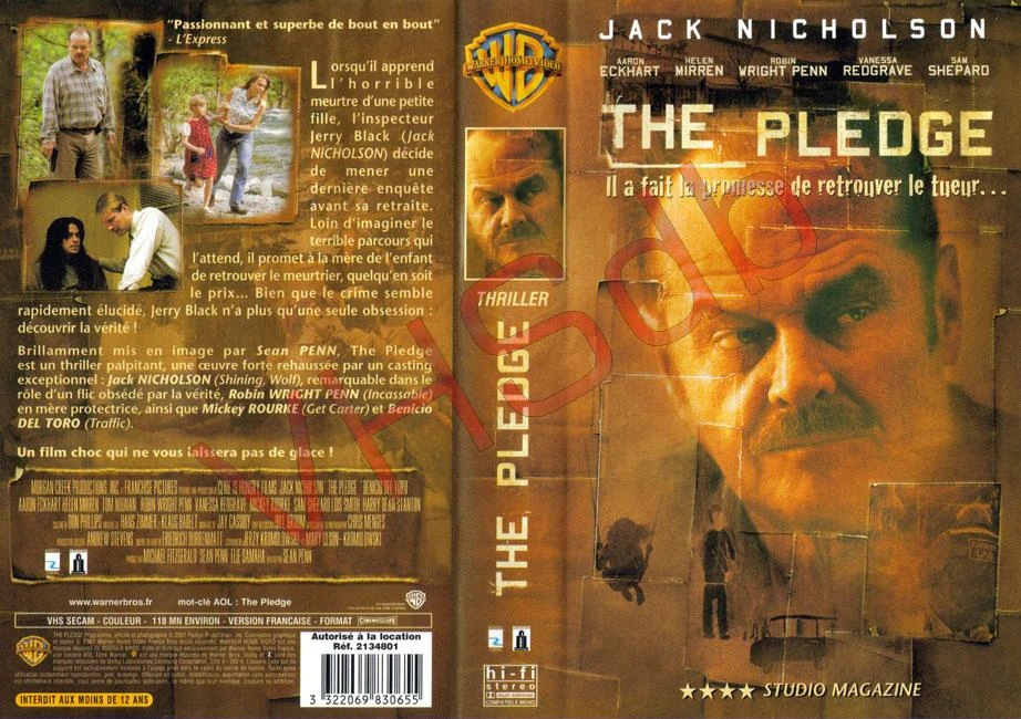 Warner Home Video (France) - The Pledge (2001) (Location) | Wiki VHS ...
