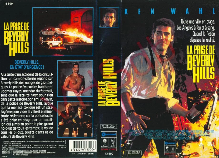 GCTHV (France) - La prise de Beverly Hills (1992) (Location) | Wiki VHS ...