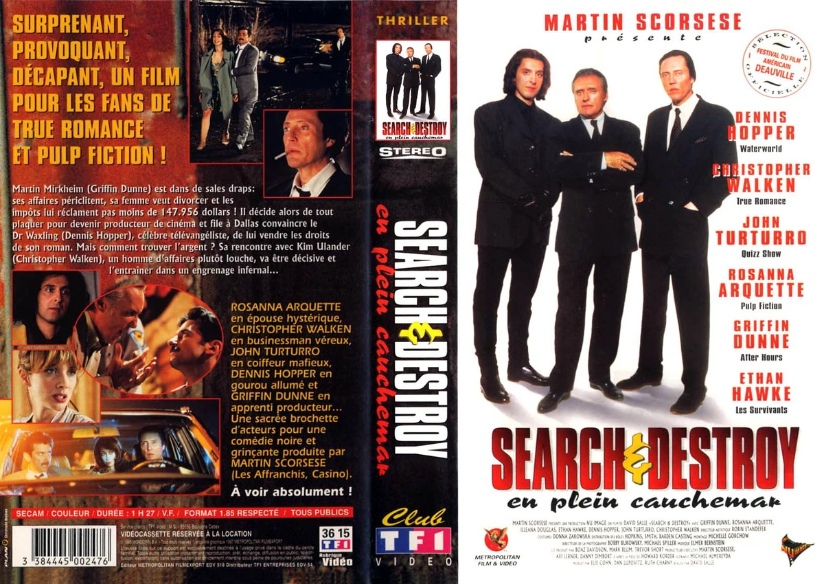 Club TF1 Vidéo (France) - Search & Destroy en plein cauchemar (1997 ...