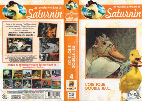 Pathé Vidéo (France) - Les nouvelles aventures de Saturnin N°4 (1994 ...