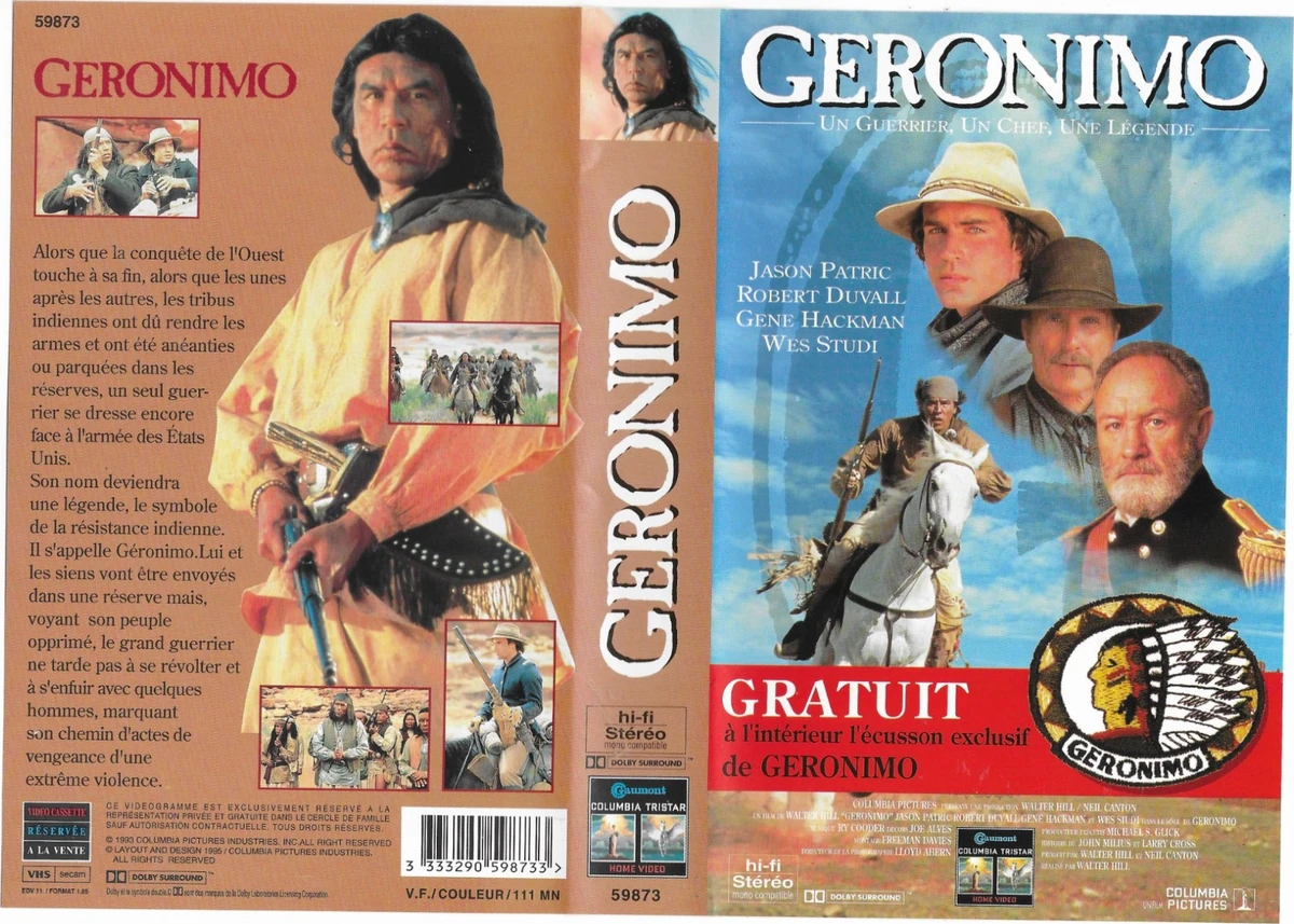 GCTHV (France) - Geronimo (1995) (Vente) | Wiki VHS | Fandom