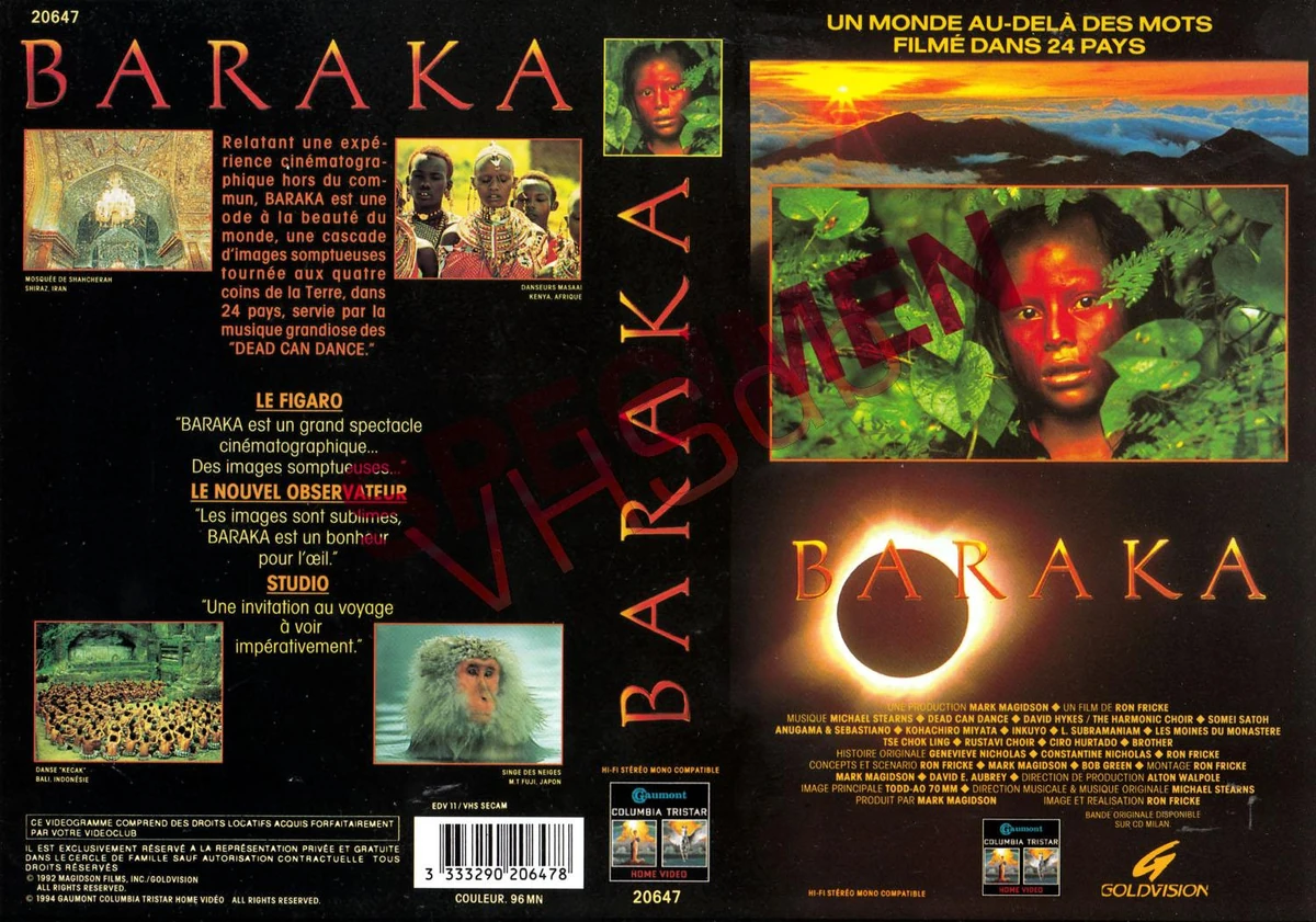 GCTHV (France) - Baraka (1994) (Location) | Wiki VHS | Fandom