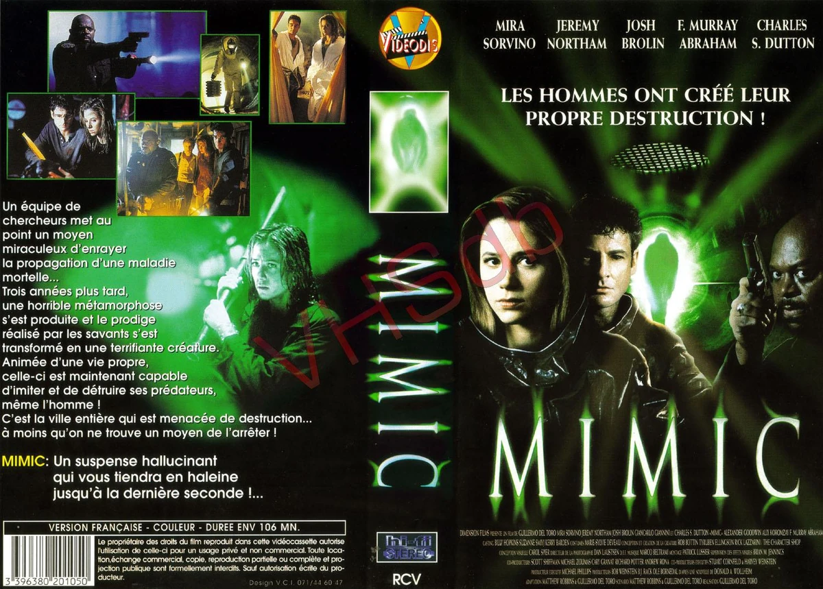 Videodis (Belgique) - Mimic (1998) (Vente) | Wiki VHS | Fandom