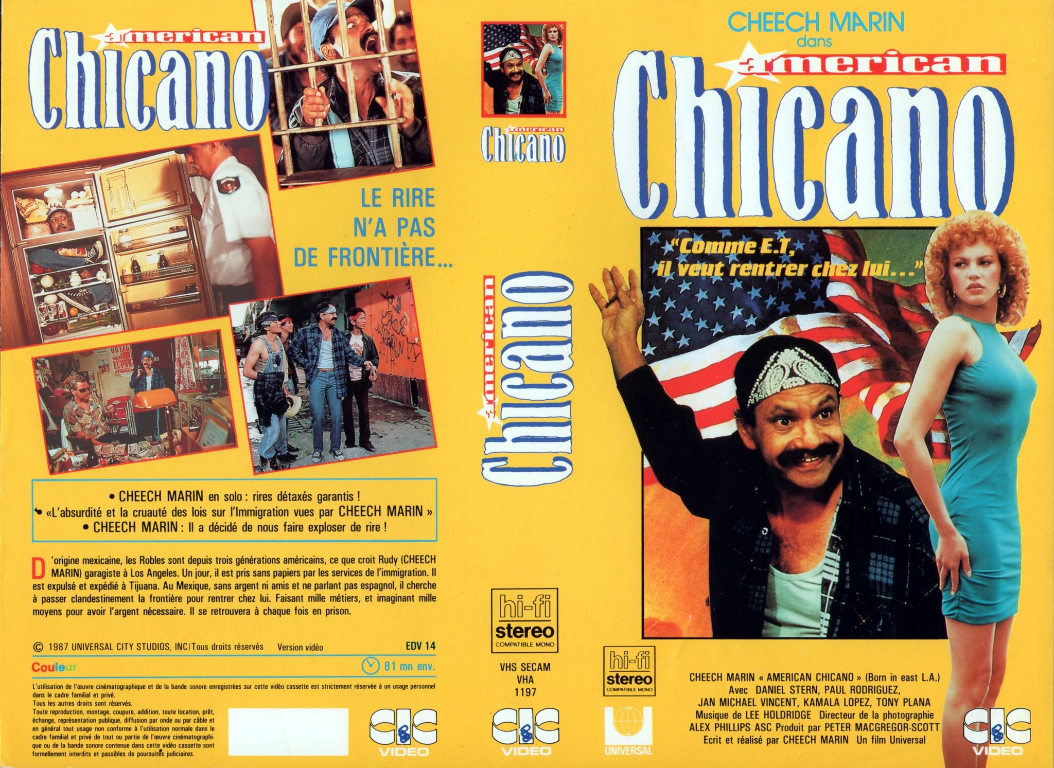 CIC Video (France) - American Chicano (1988) (Location) | Wiki VHS | Fandom