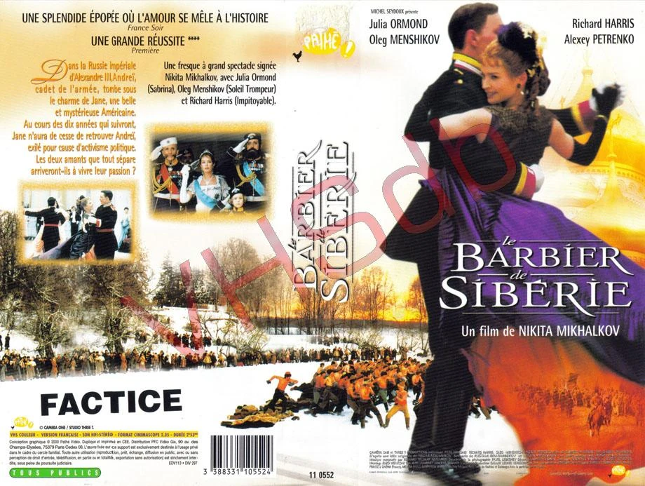 Pathé Vidéo (France) - Le barbier de Sibérie (2000) (Location) | Wiki ...