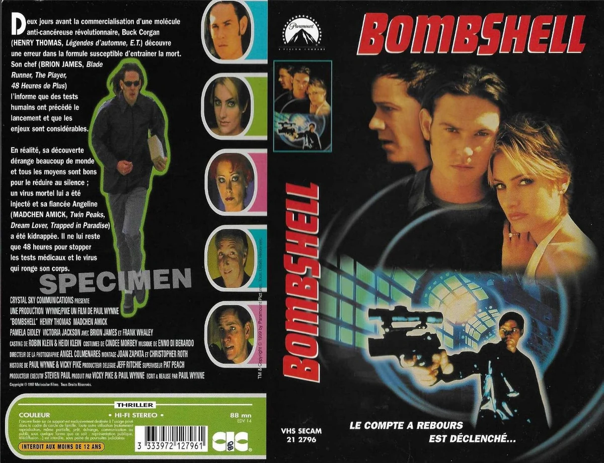 CIC/Paramount (France) - Bombshell (1999) (Location) | Wiki VHS | Fandom