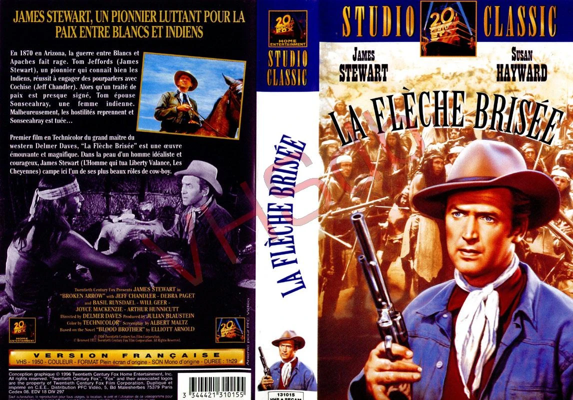 20th Century Fox (France) - La flèche brisée (1996) (Vente) | Wiki VHS | Fandom
