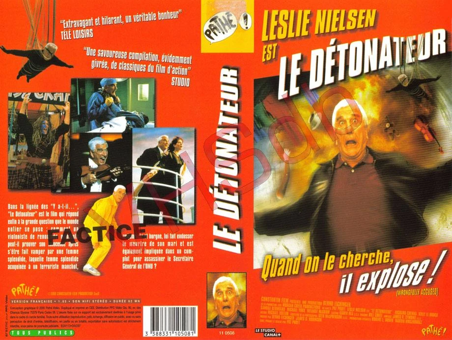 Pathé Vidéo (France) - Le détonateur (2000) (Location) | Wiki VHS | Fandom