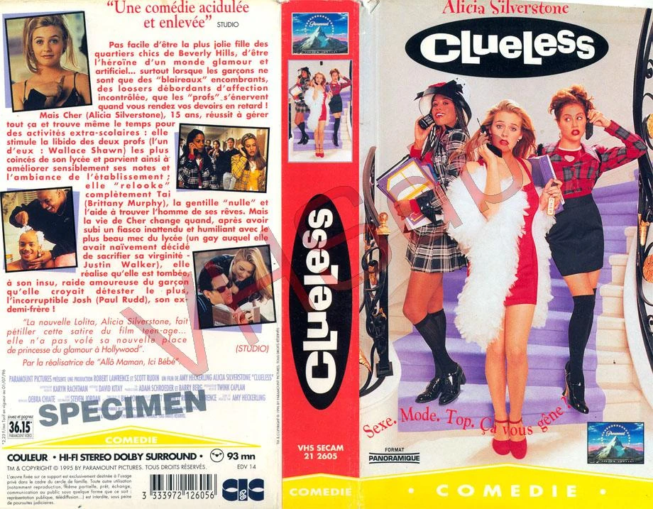 CIC/Paramount (France) - Clueless (1996) (Location) | Wiki VHS | Fandom