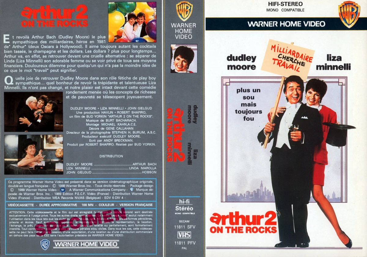 Warner Home Video (France) - Arthur 2 : On the Rock (1989) (Location ...