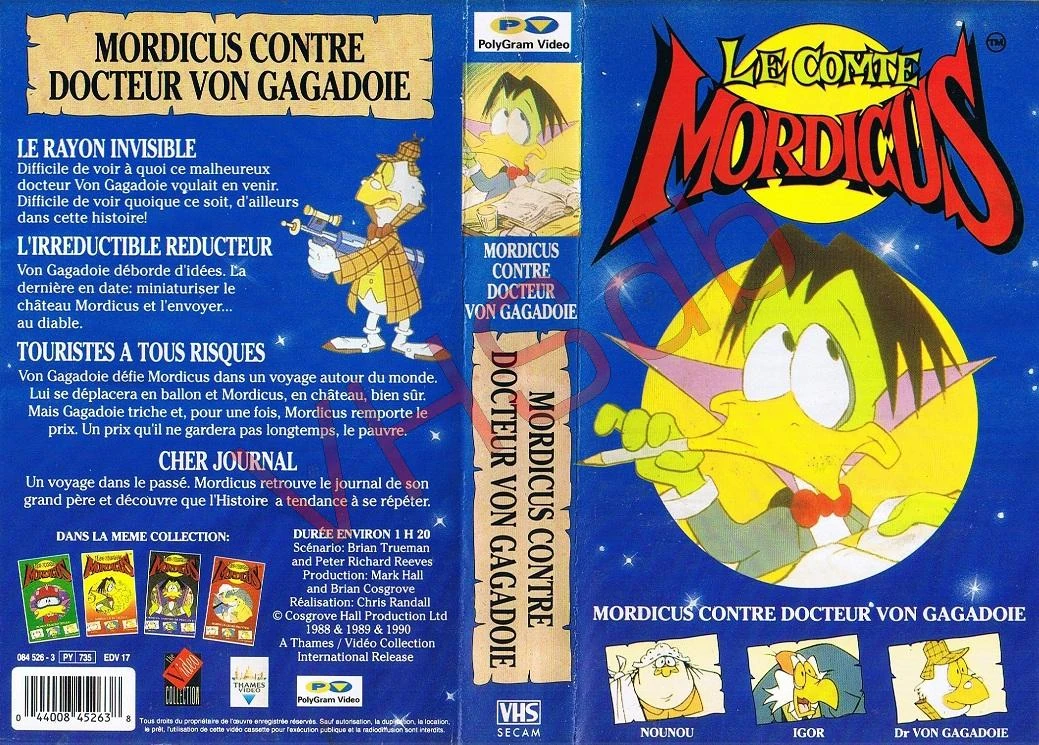 Polygram Video (France) - Le comte Mordicus : Mordicus contre docteur ...