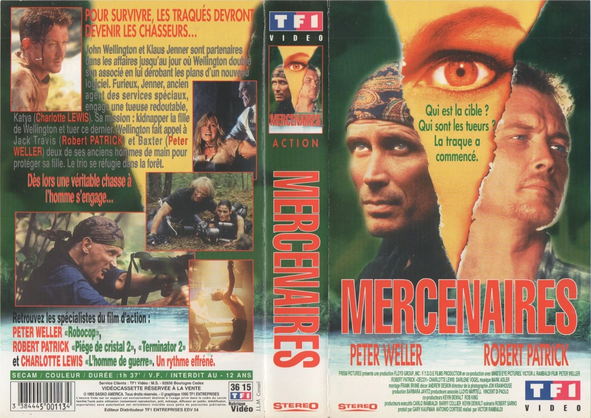 TF1 Vidéo (France) - Mercenaires (1996) (Vente) | Wiki VHS | Fandom