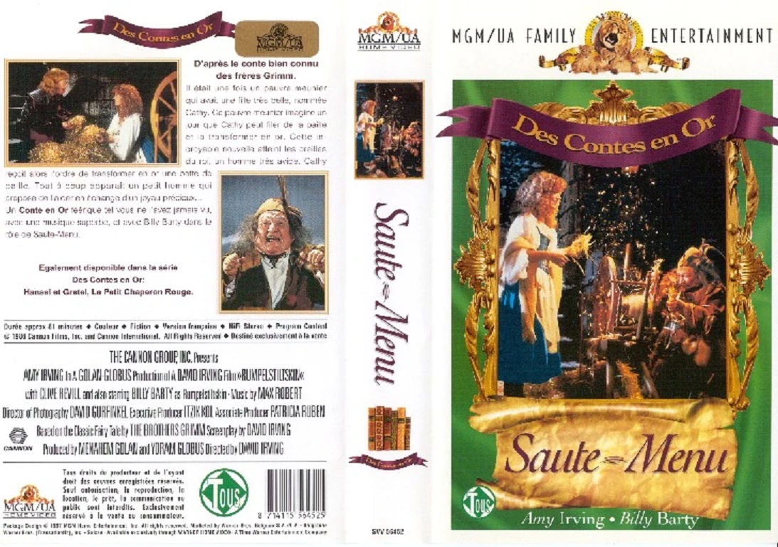 MGM/UA Home Video (Belgique) - Saute menu (1997) (Vente) | Wiki VHS ...