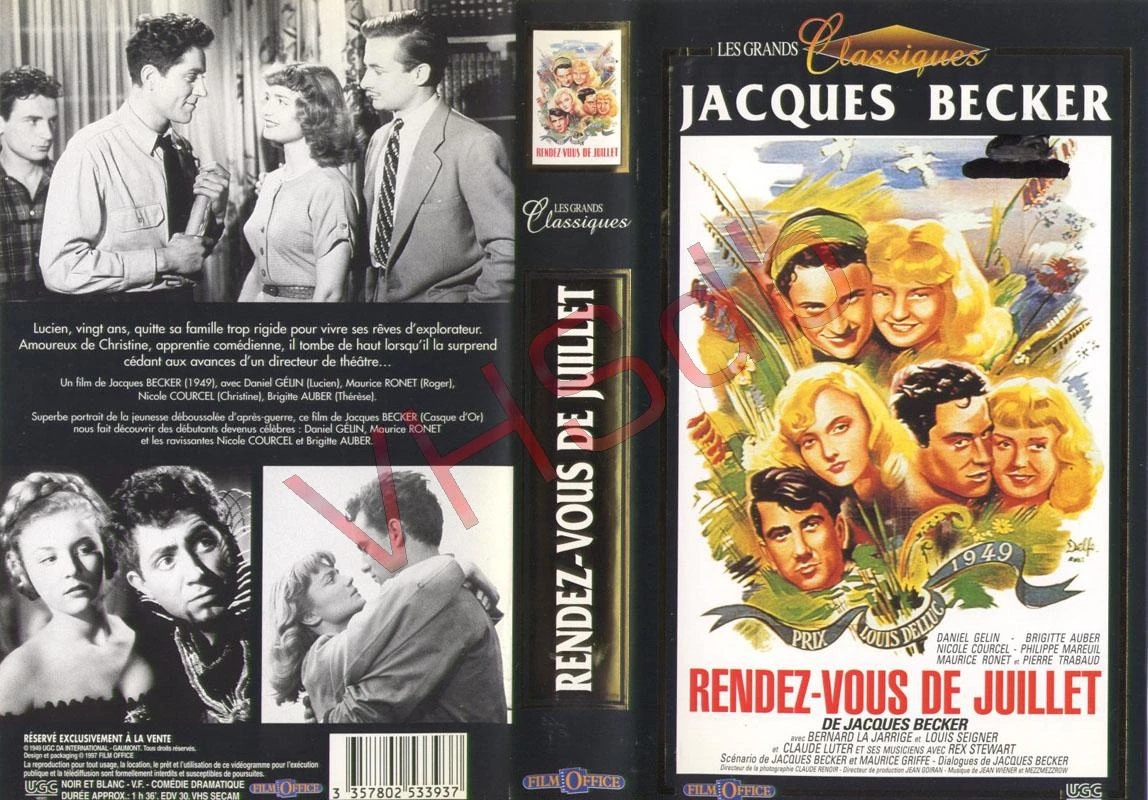 Film Office (France) - Rendez-vous de juillet (1997) (Vente) | Wiki VHS | Fandom
