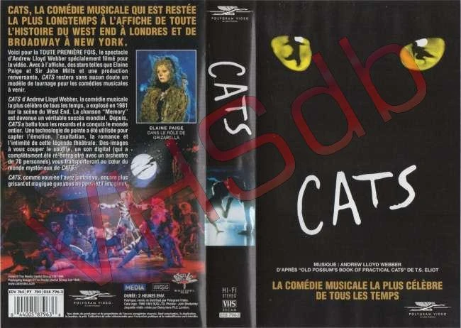 Polygram Video (France) - Cats (1998) (Vente) | Wiki VHS | Fandom