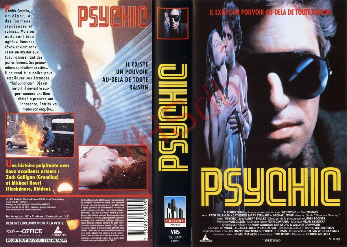 Film Office (France) - Psychic (1994) (Vente) | Wiki VHS | Fandom