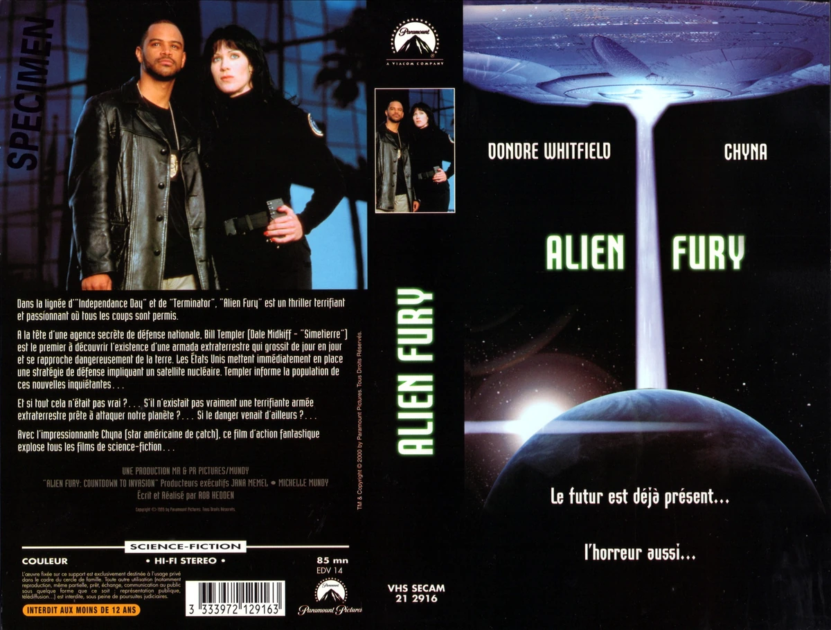 Paramount (France) - Alien Fury (2000) (Location) | Wiki VHS | Fandom