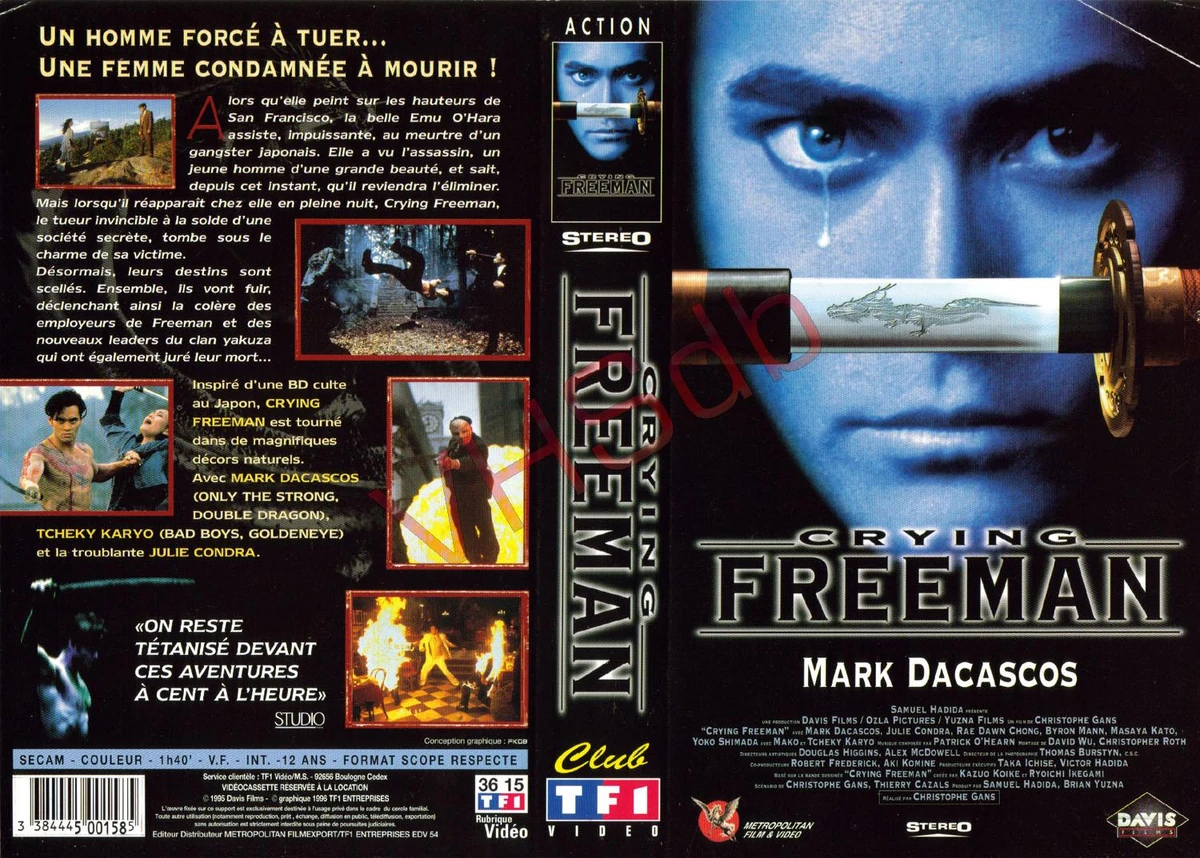 Club TF1 Vidéo (France) - Crying Freeman (1996) (Location) | Wiki VHS | Fandom