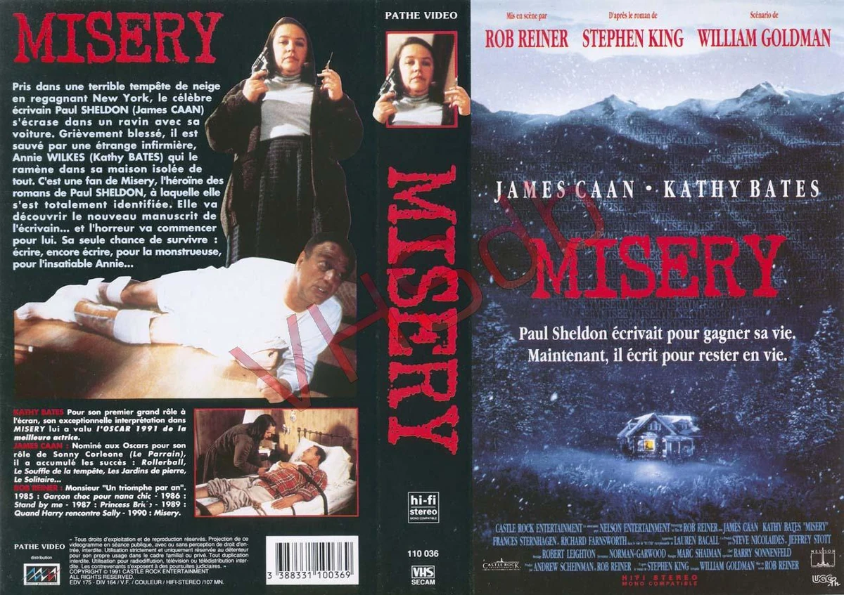 Pathé Vidéo (France) - Misery (1991) (Location) | Wiki VHS | Fandom