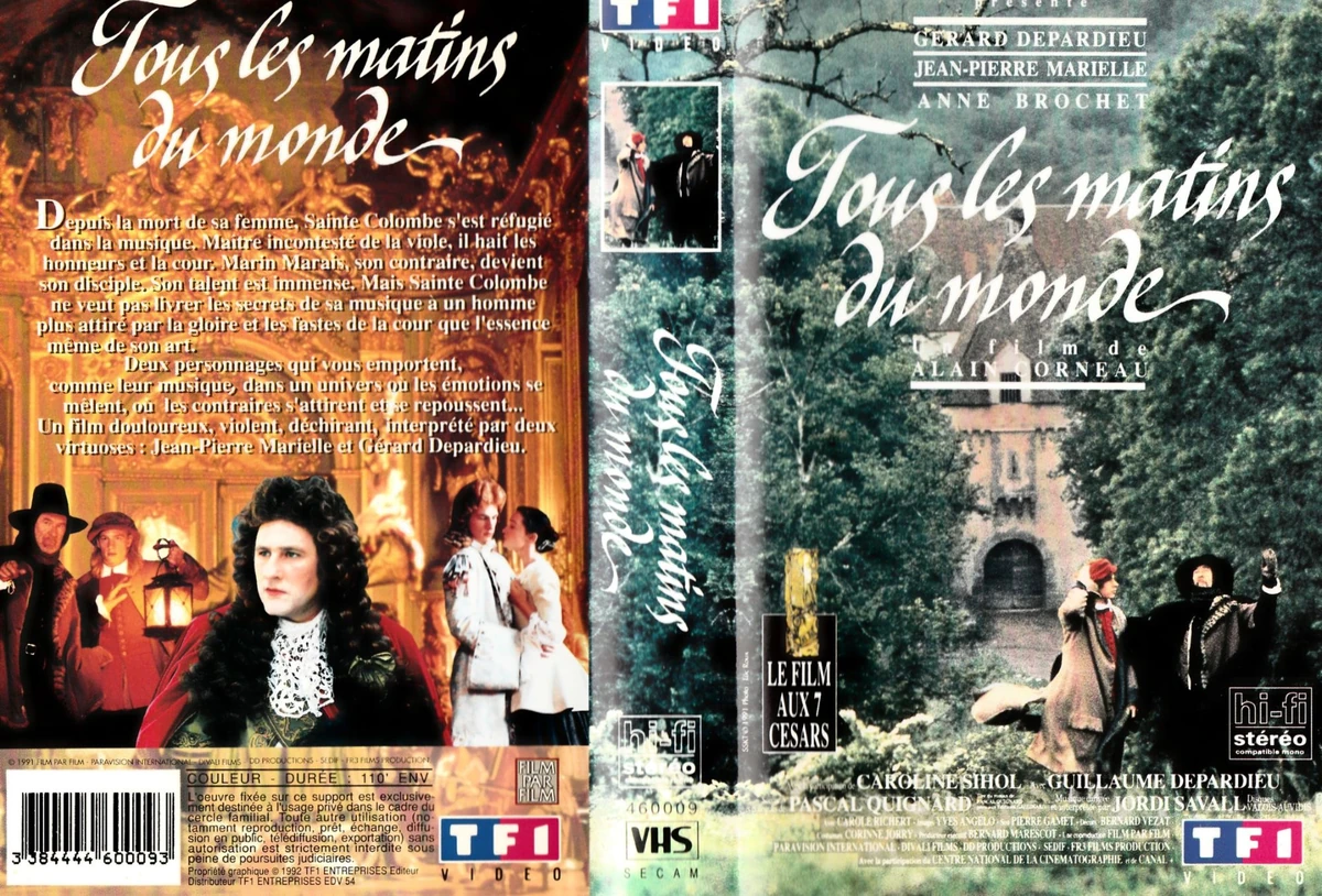 TF1 Vidéo (France) - Tous les matins du monde (1992) (Vente) | Wiki VHS ...