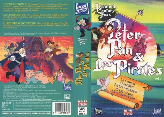 Fox Video (France) - Peter Pan et les pirates, vol 4 (1993) (Vente ...
