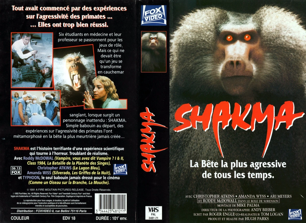 Fox Video (France) - Shakma (1992) (Location) | Wiki VHS | Fandom