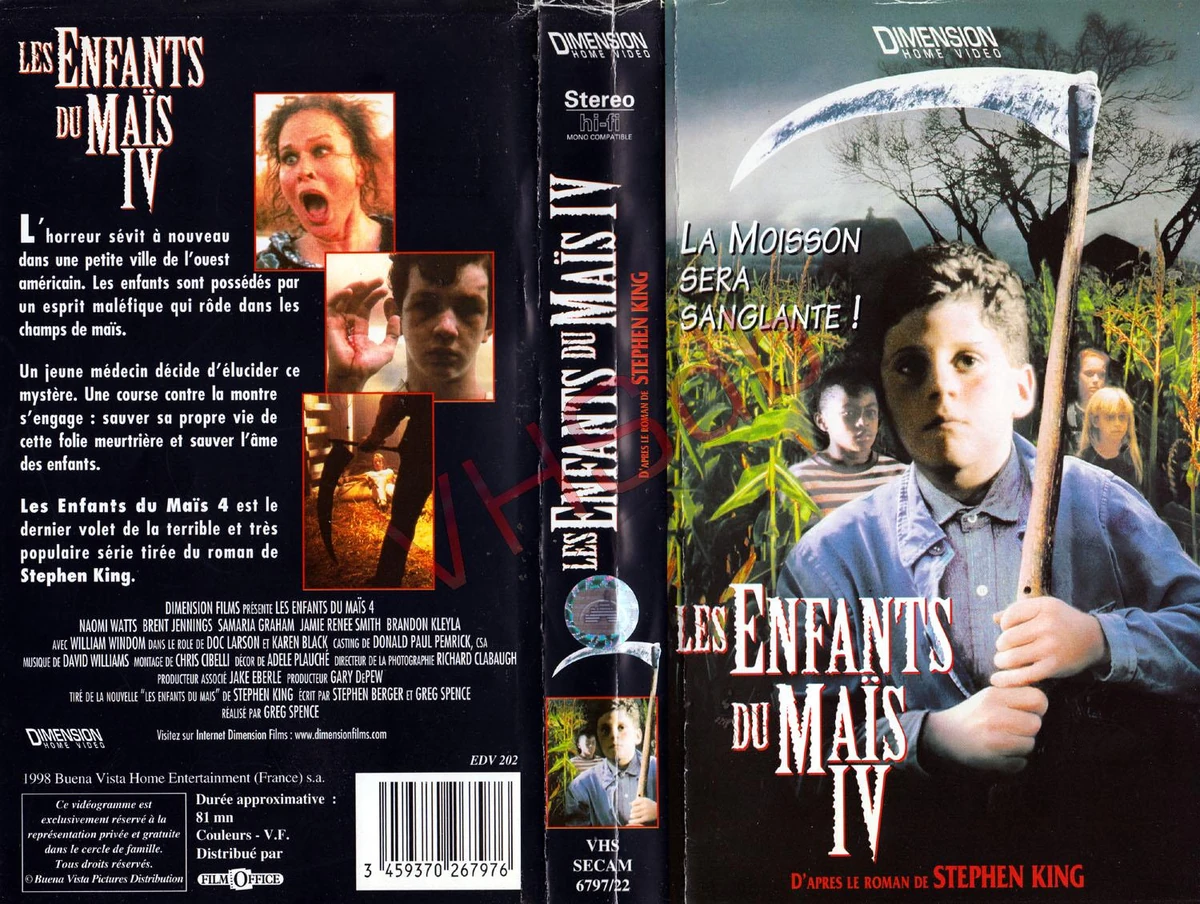 Dimension Home Video (France) - Les enfants du maïs IV (1998) (Location ...