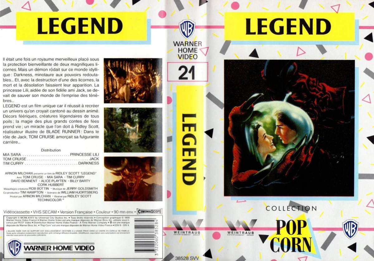 Warner Home Video (France) - Legend (1990) (Vente) | Wiki VHS | Fandom