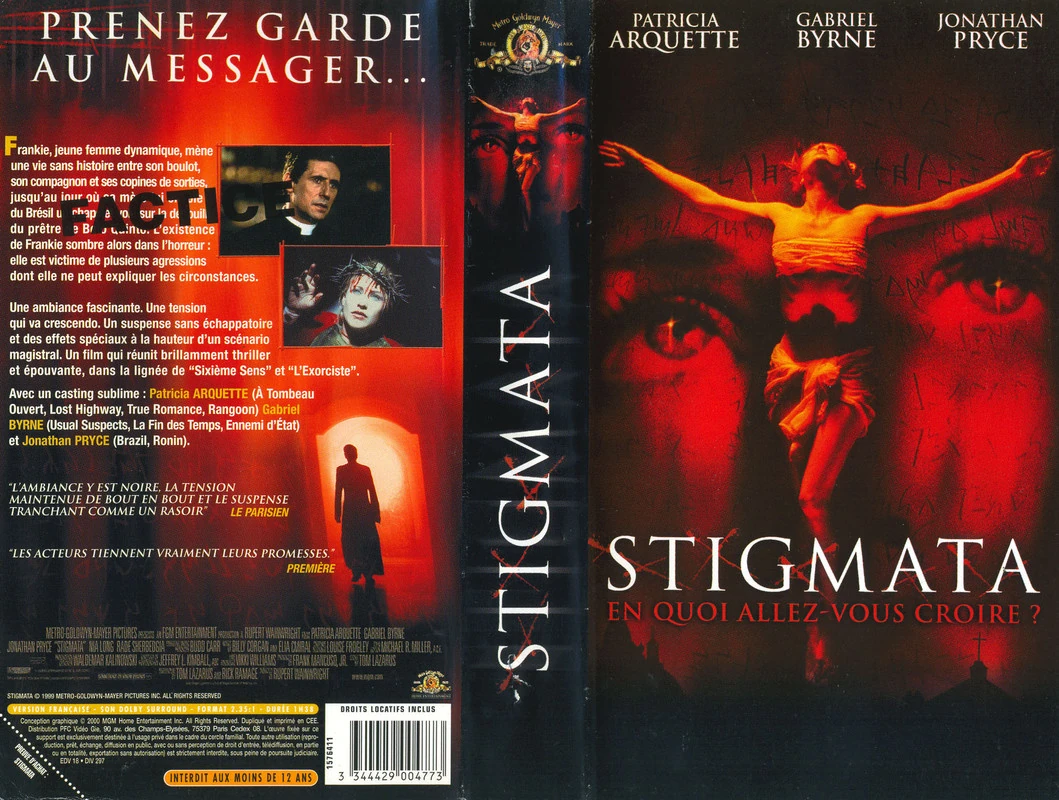 MGM Home Entertainment (France) - Stigmata (2000) (Location) | Wiki VHS ...