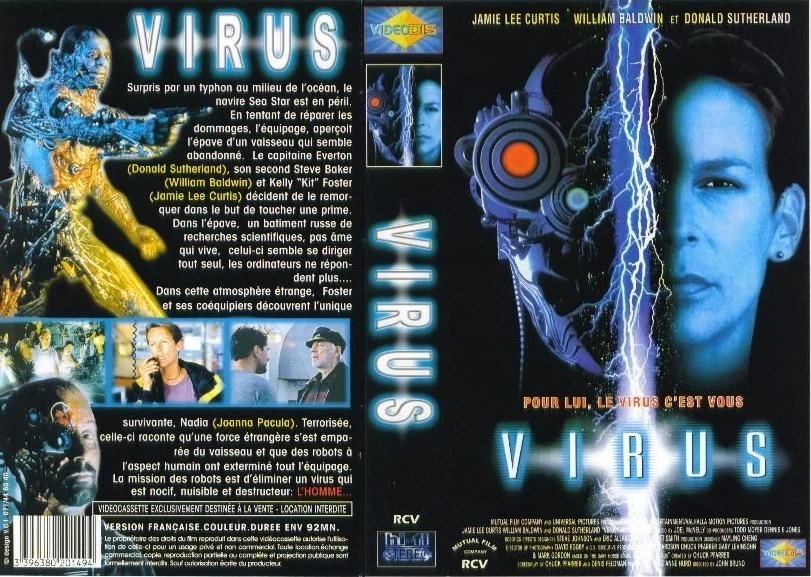 Videodis (Belgique) - Virus (1999) (Vente) | Wiki VHS | Fandom