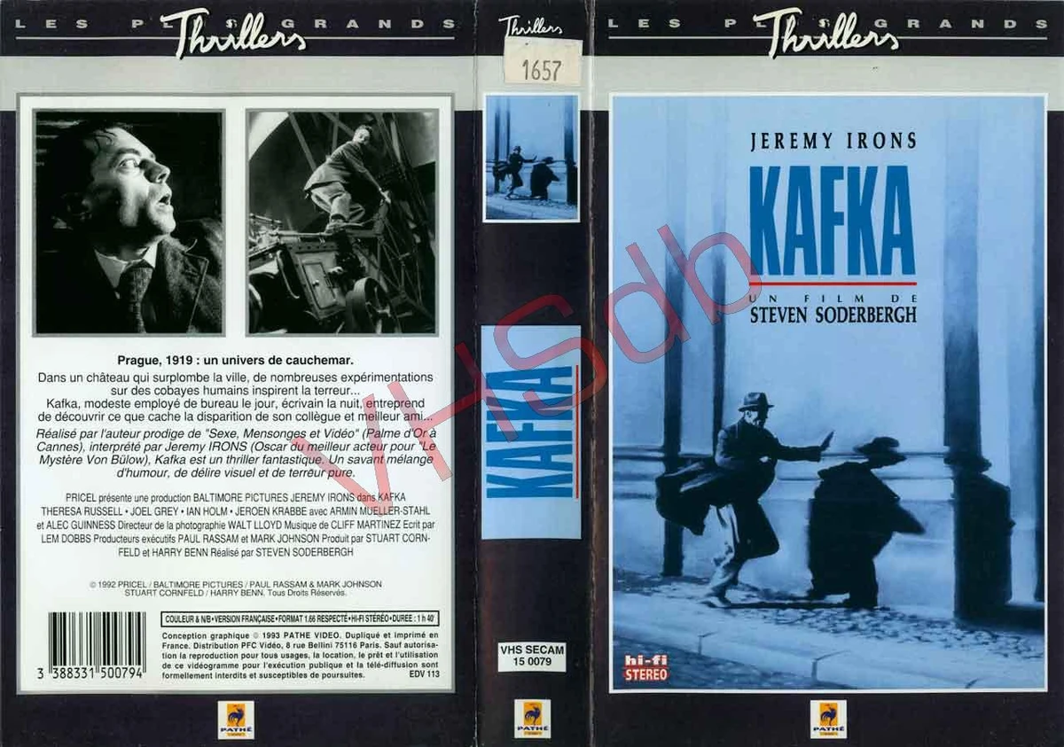 Pathé Vidéo (France) - Kafka (1993) (Vente) | Wiki VHS | Fandom