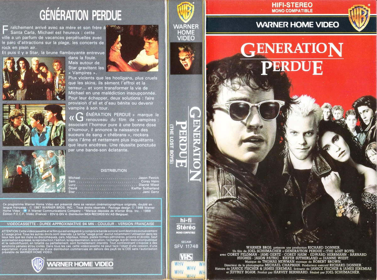 Warner Home Video (France) - Génération perdue (1988) (Location) | Wiki ...