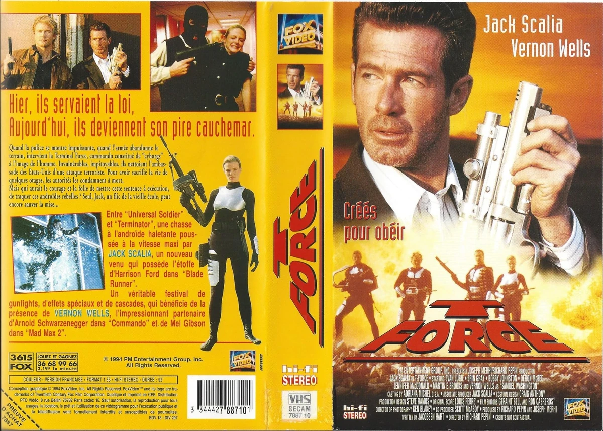 Fox Video (France) - T-Force (1994) (Location) | Wiki VHS | Fandom