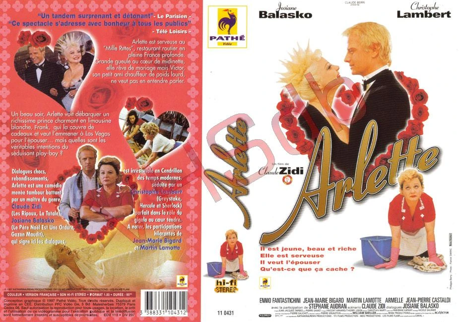 Pathé Vidéo (France) - Arlette (1997) (Location) | Wiki VHS | Fandom