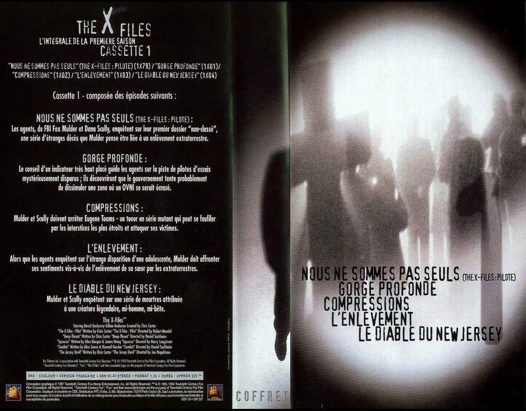 20th Century Fox (France) - The X-Files - L'intégrale de la première ...