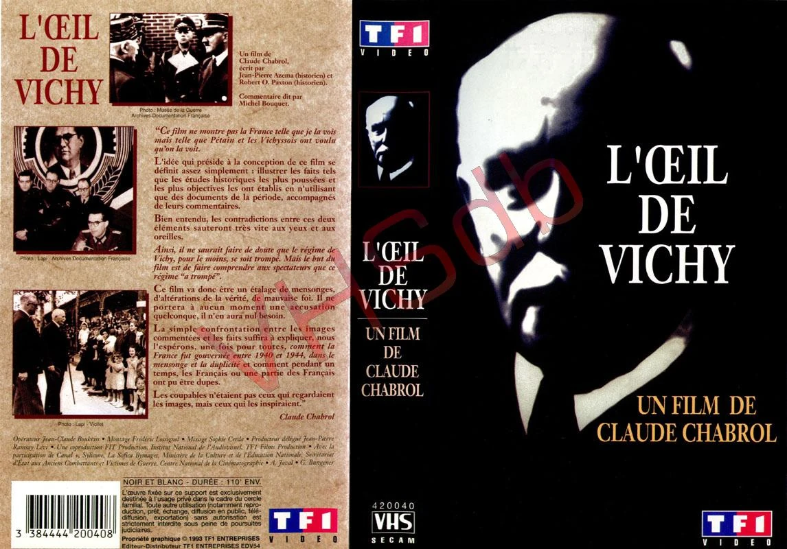 TF1 Vidéo (France) - L'œil de Vichy (1993) (Vente) | Wiki VHS | Fandom