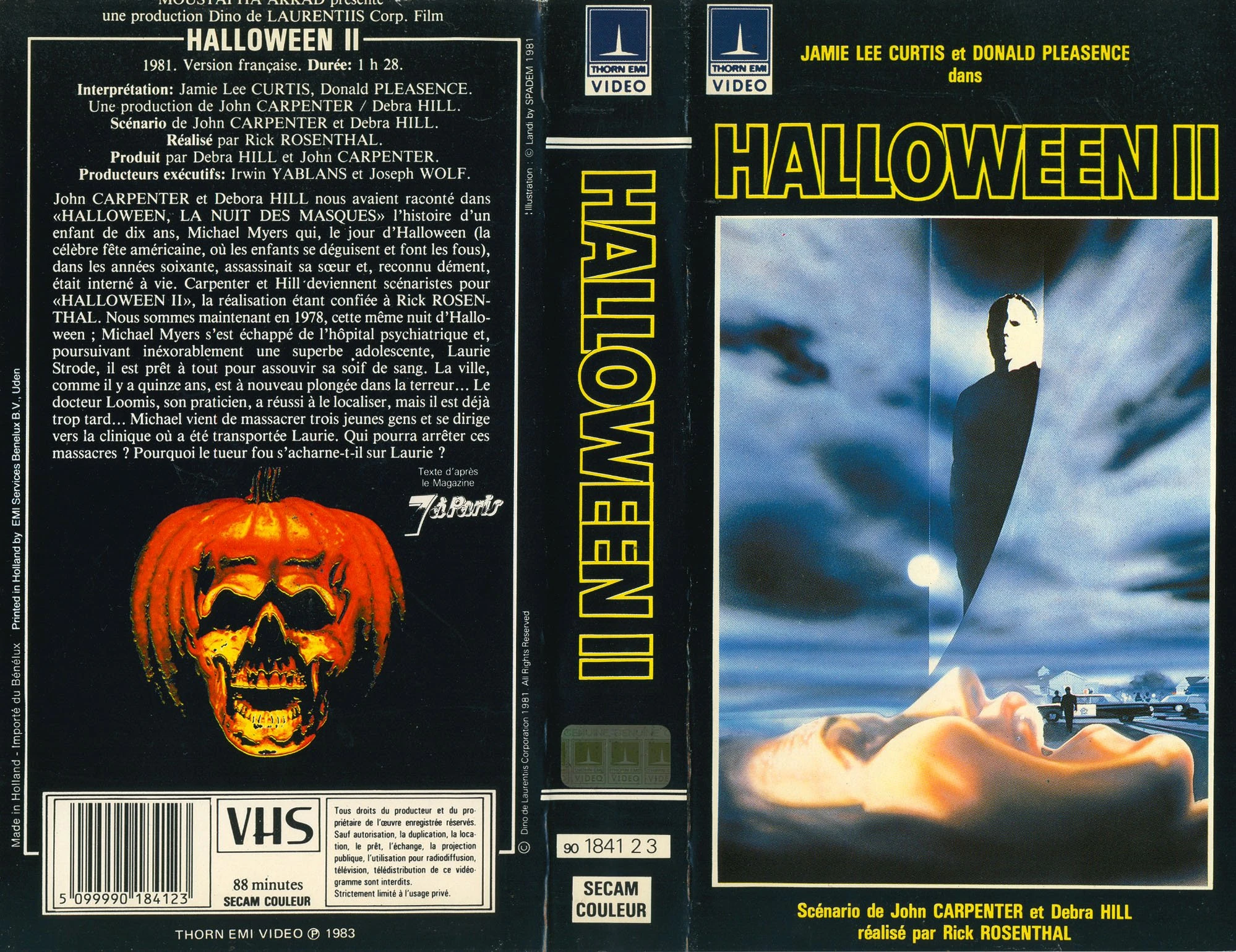 Thorn Emi Video (France) - Halloween II (1983) (Location) | Wiki VHS ...