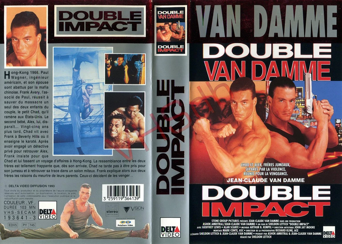Delta Vidéo (France) - Double Impact (1993) (Vente) | Wiki VHS | Fandom